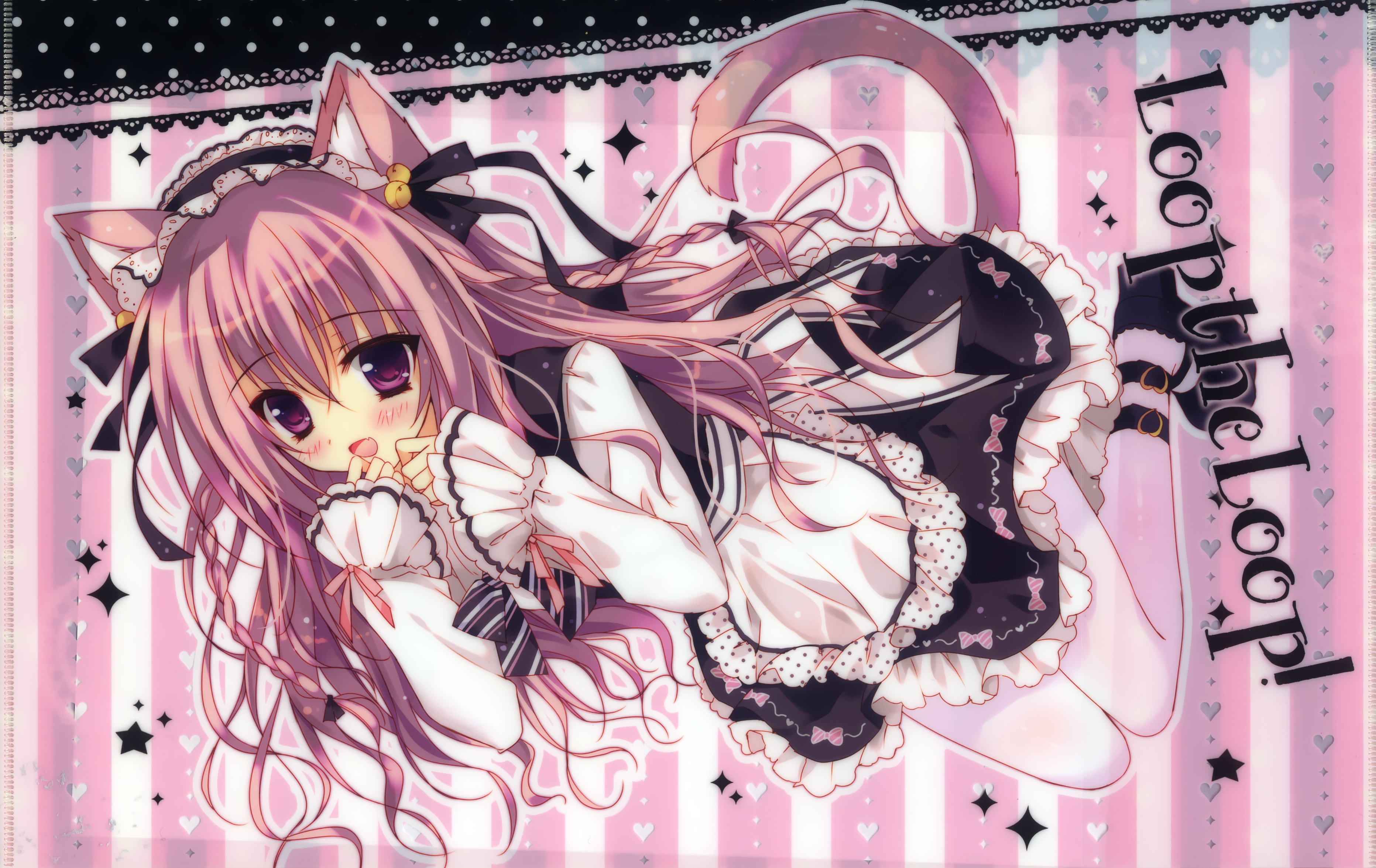 loop the loop! hellrun animal ears nekomimi pantyhose tail | #272524 | yande.re